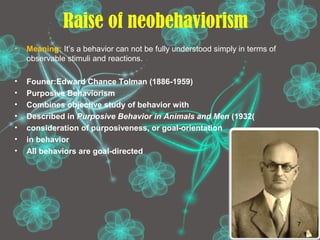 Neobehaviourism | PPT