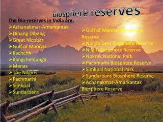 wildlife in india (national parks and wildlife centauries) | PPTX