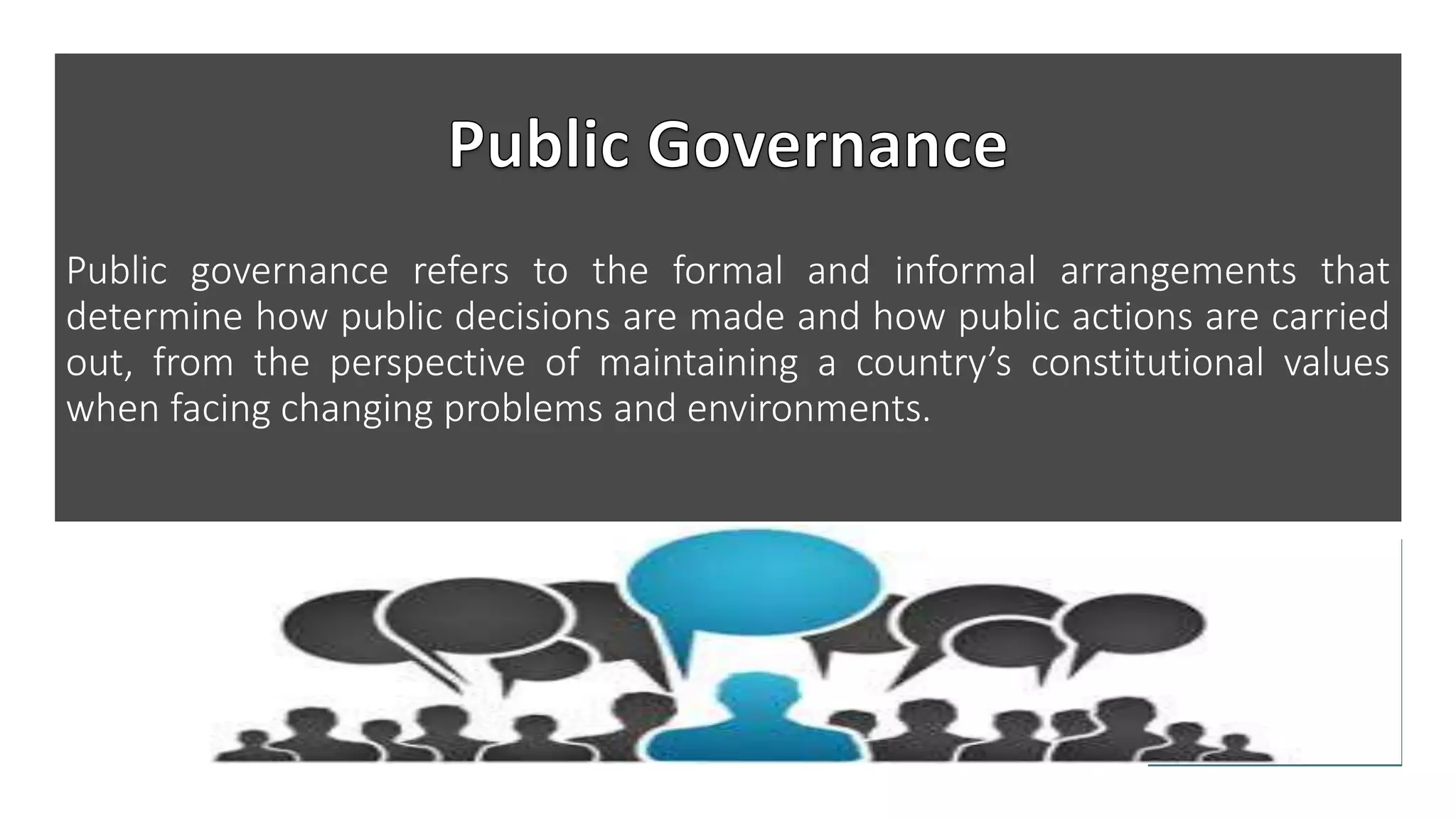 difference between Public governance and corporate governance with examples | PPTX