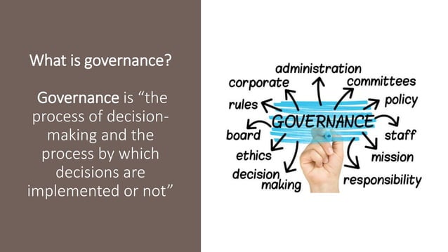 difference between Public governance and corporate governance with ...