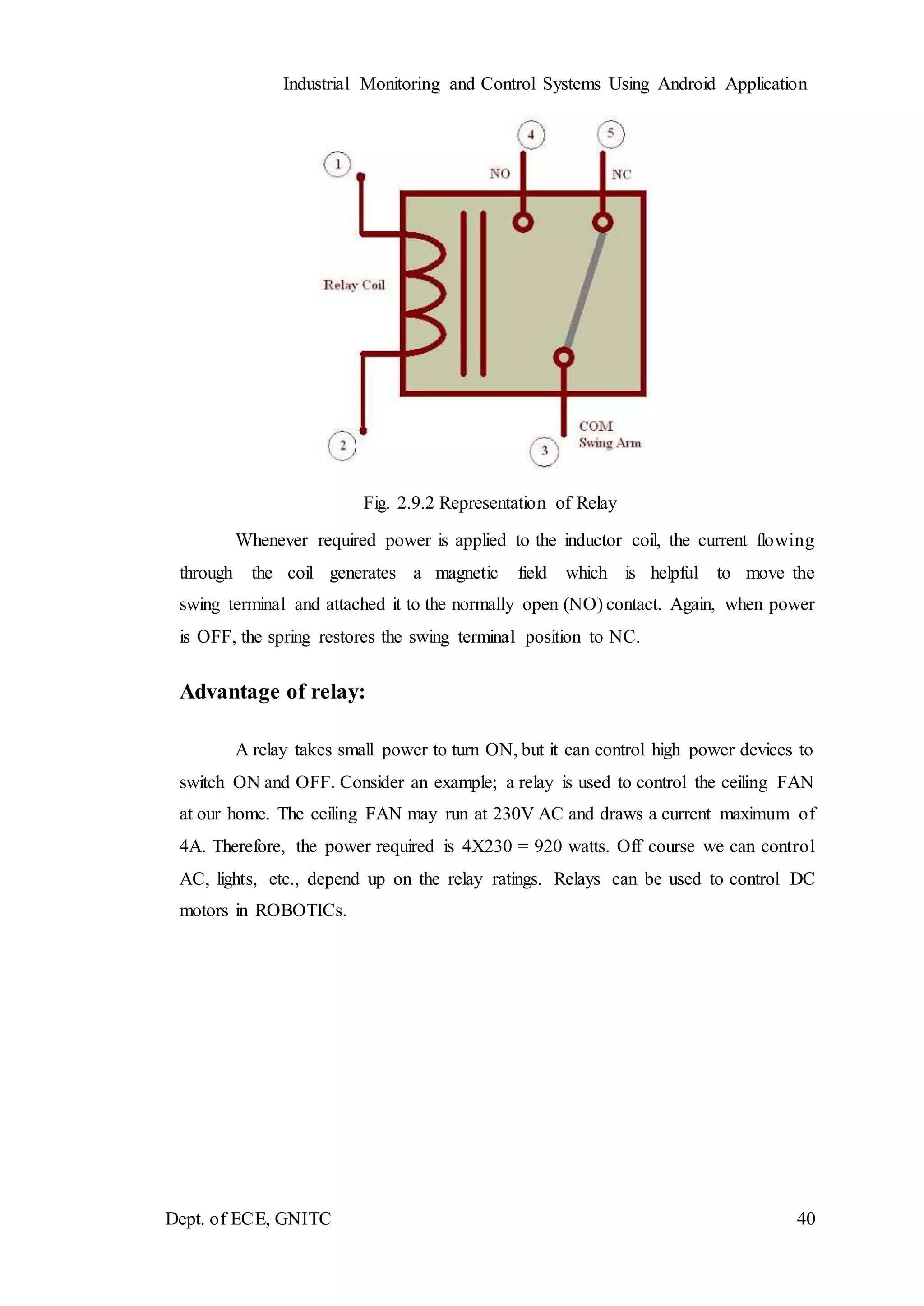 Industrial Monitoring And Control System Using Android Application Docx