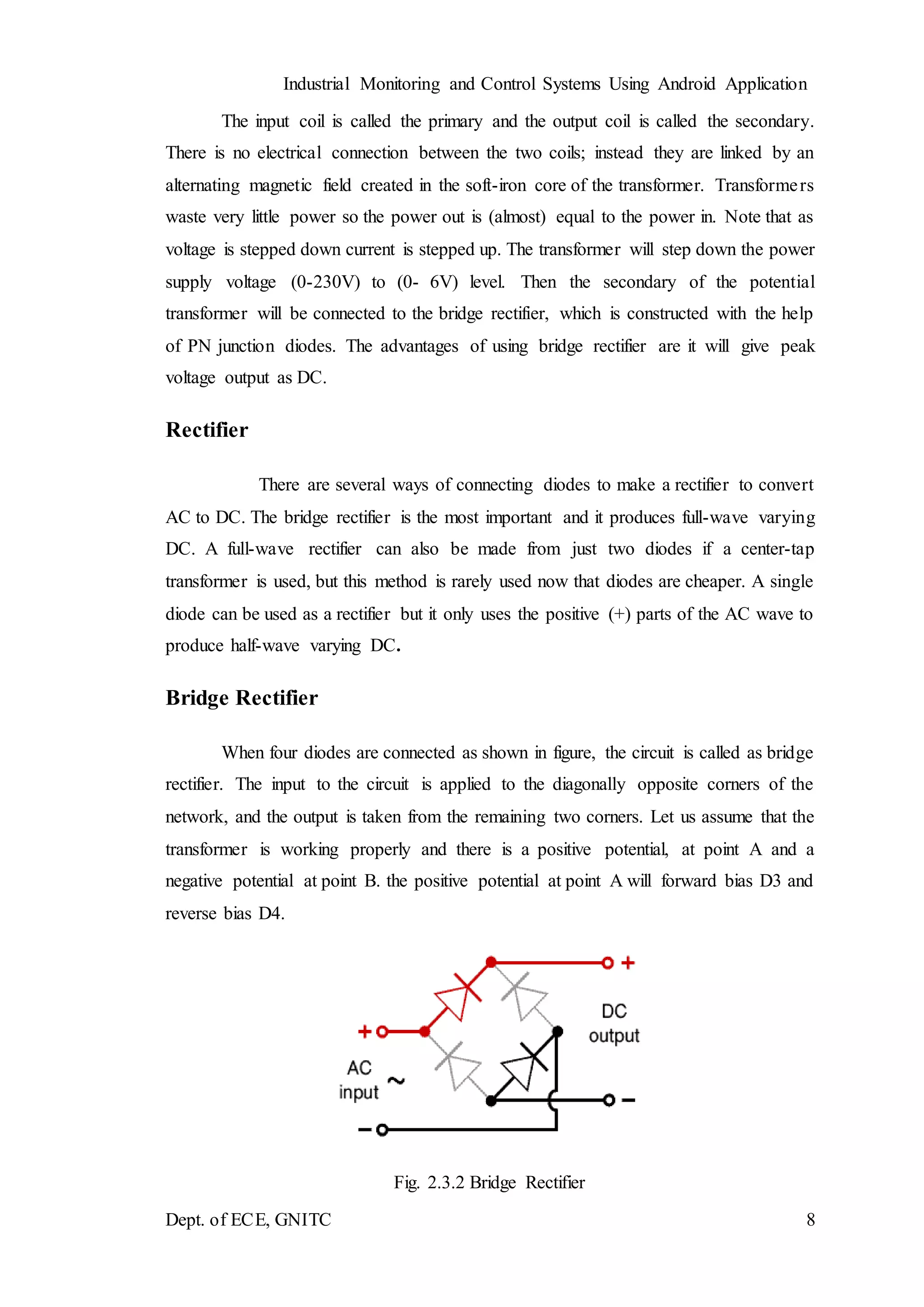 Industrial Monitoring And Control System Using Android Application Docx