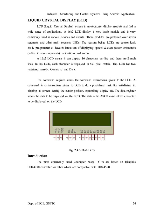 Industrial Monitoring And Control System Using Android Application Docx Operating Systems