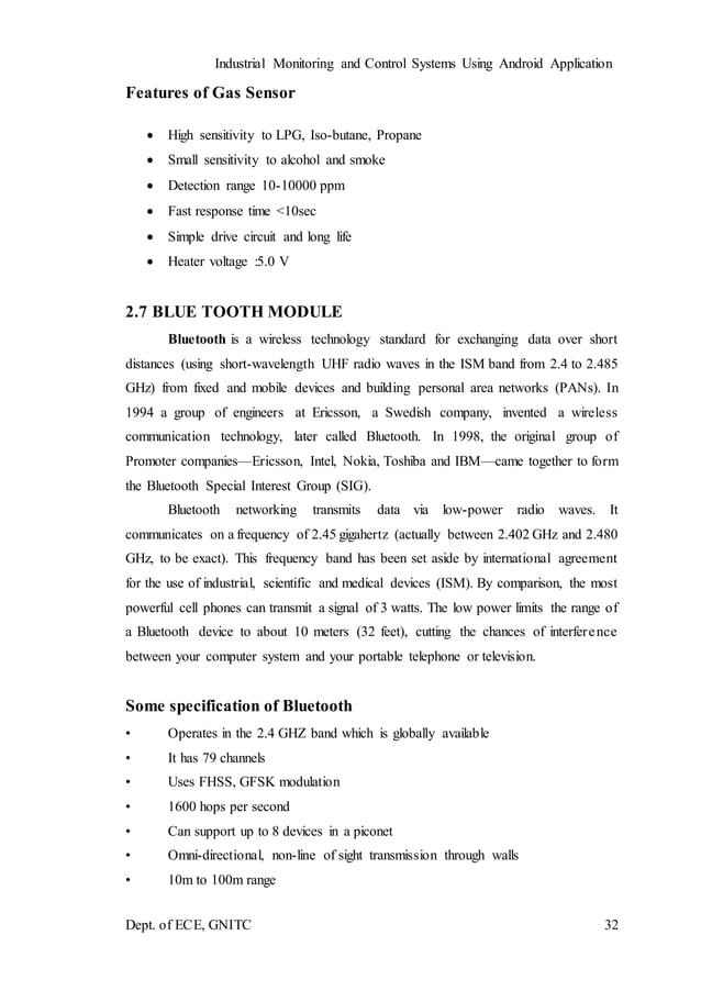 Industrial Monitoring And Control System Using Android Application Docx Operating Systems