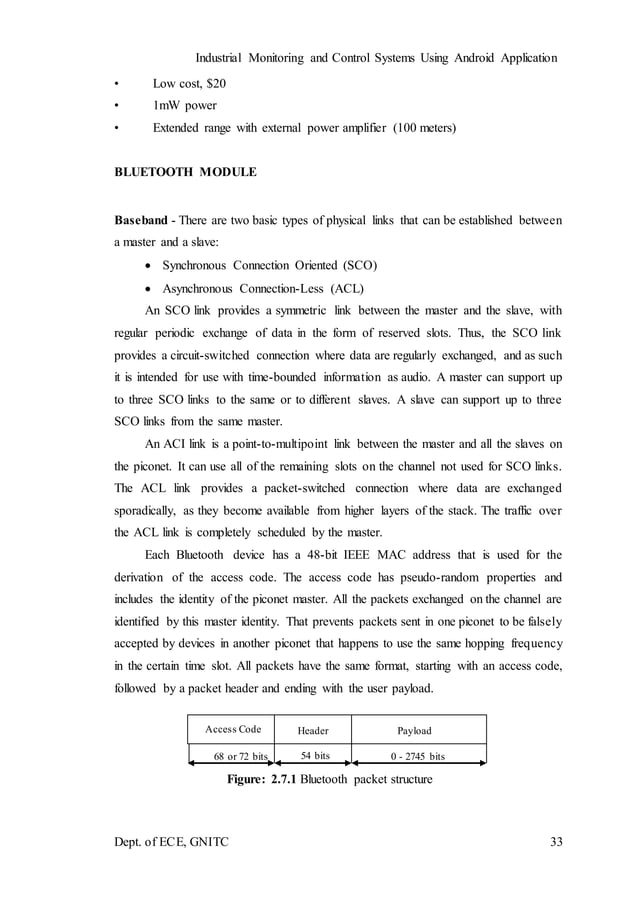 Industrial Monitoring And Control System Using Android Application Docx Operating Systems