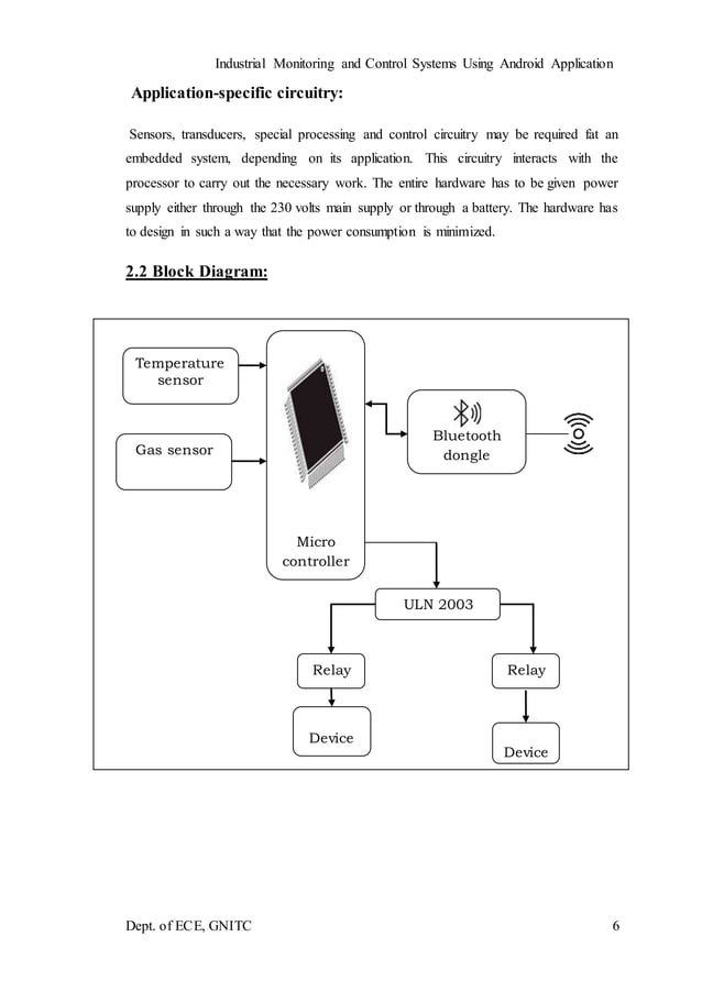 Industrial Monitoring And Control System Using Android Application Docx Operating Systems