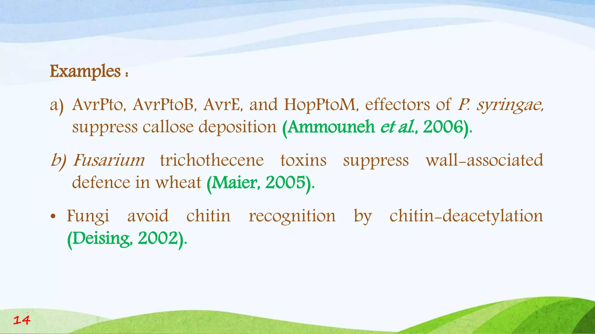 Cell Wall Associated Mechanisms of Disease Resistance & Susceptibility ...