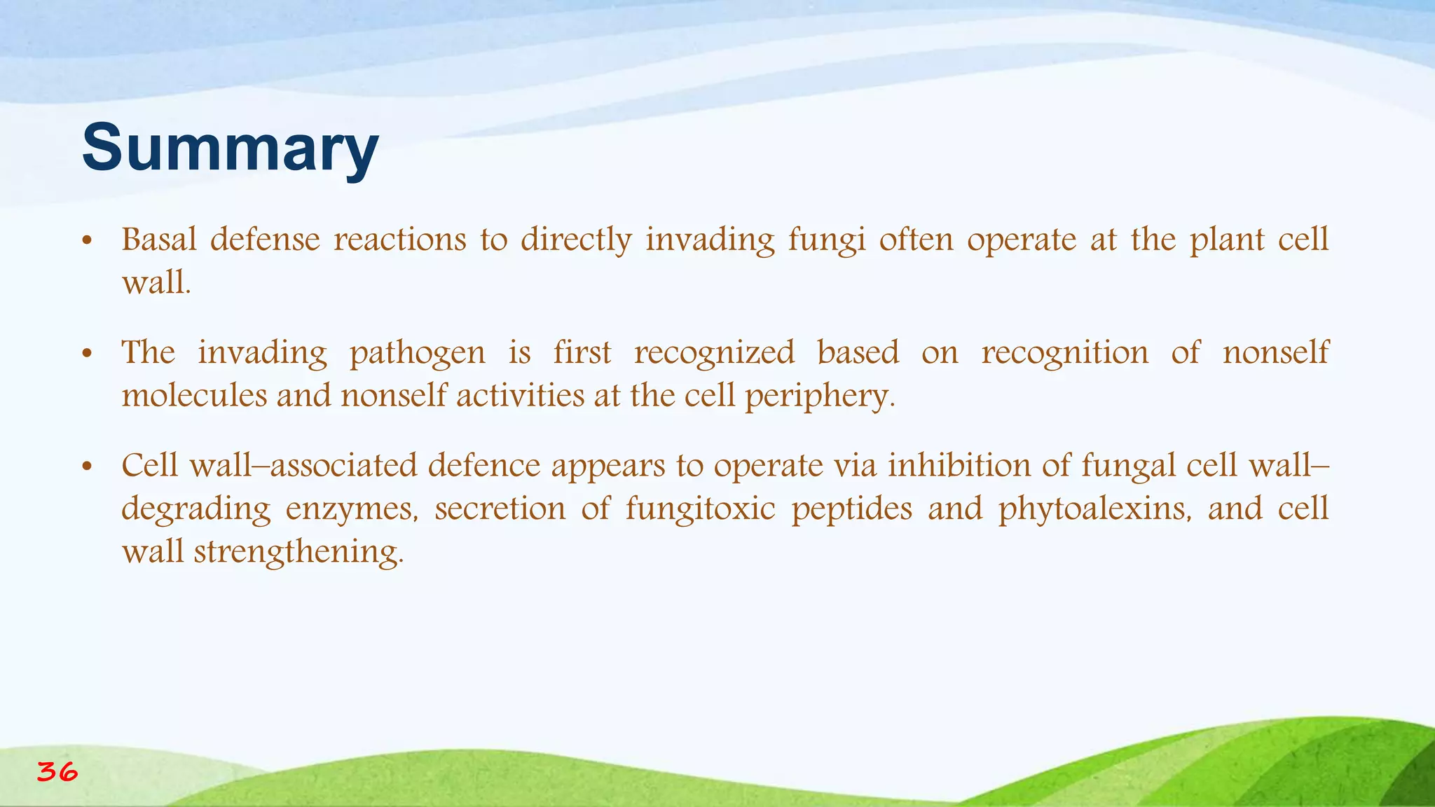 Cell Wall Associated Mechanisms of Disease Resistance & Susceptibility ...