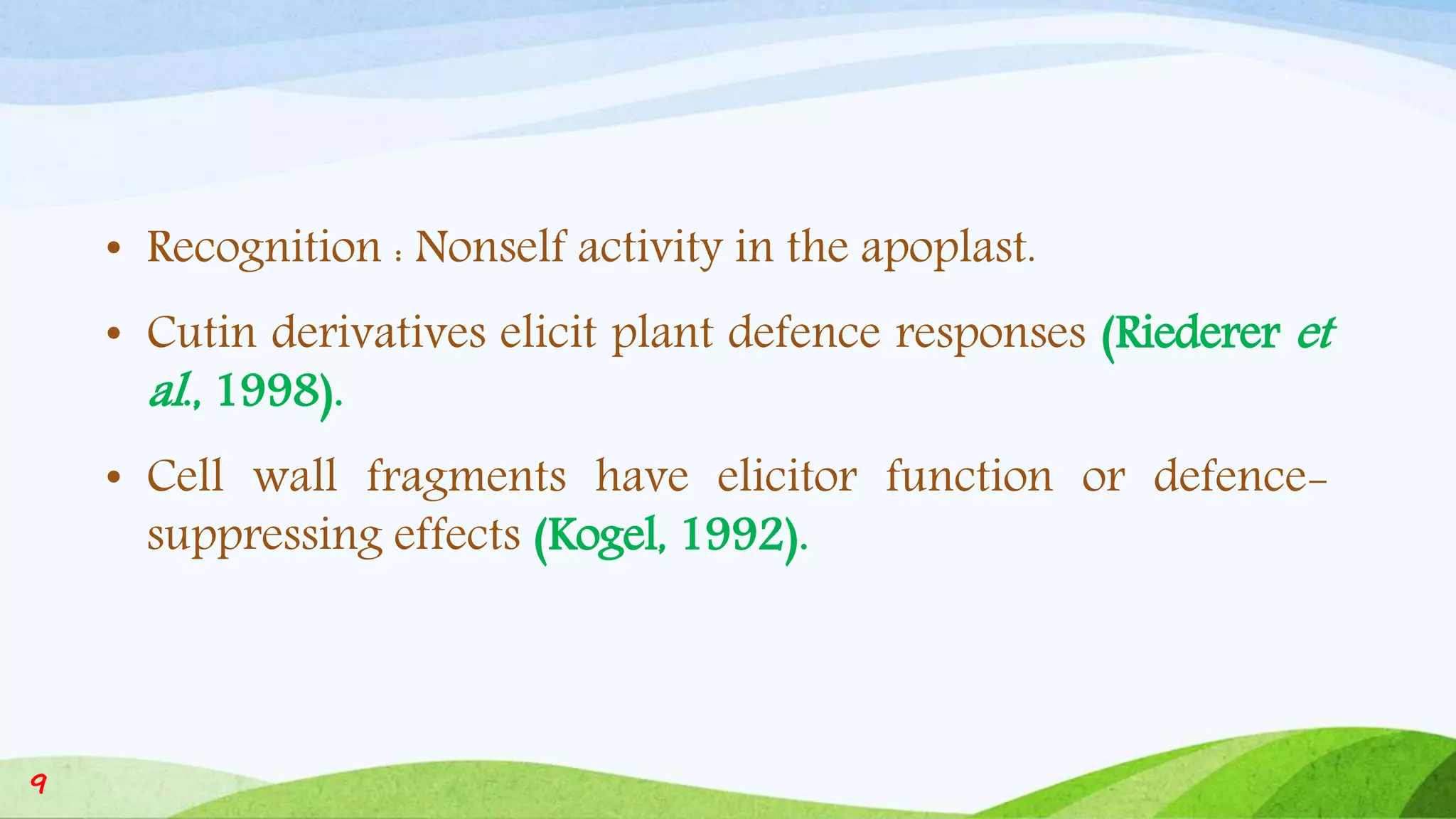 Cell Wall Associated Mechanisms of Disease Resistance & Susceptibility ...