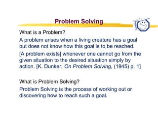 Creative Thinking & Critical Problem Solving | PPT