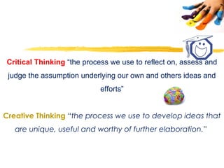 Creative Thinking & Critical Problem Solving | PPT