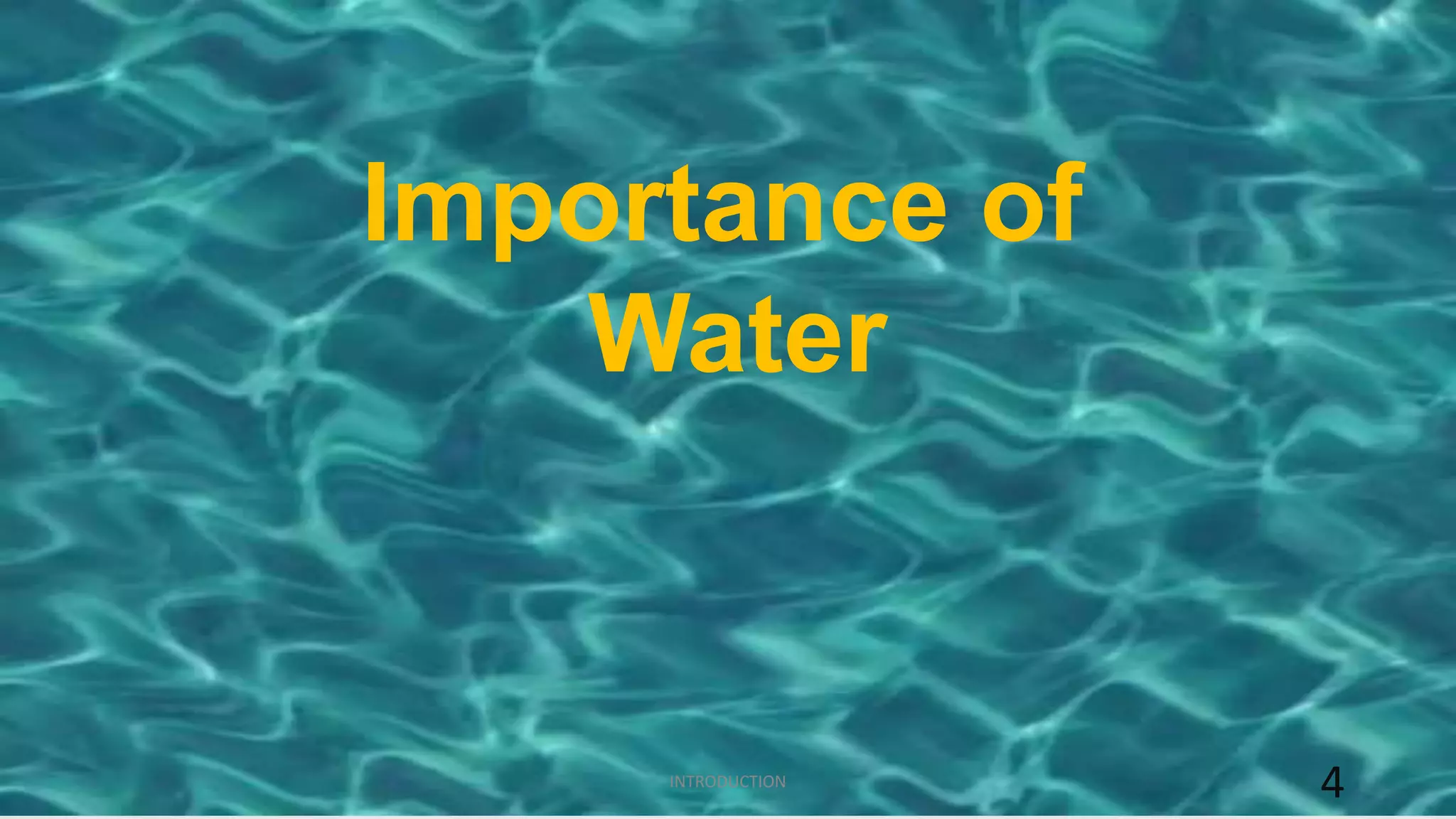 Introduction to Water Supply | PPTX