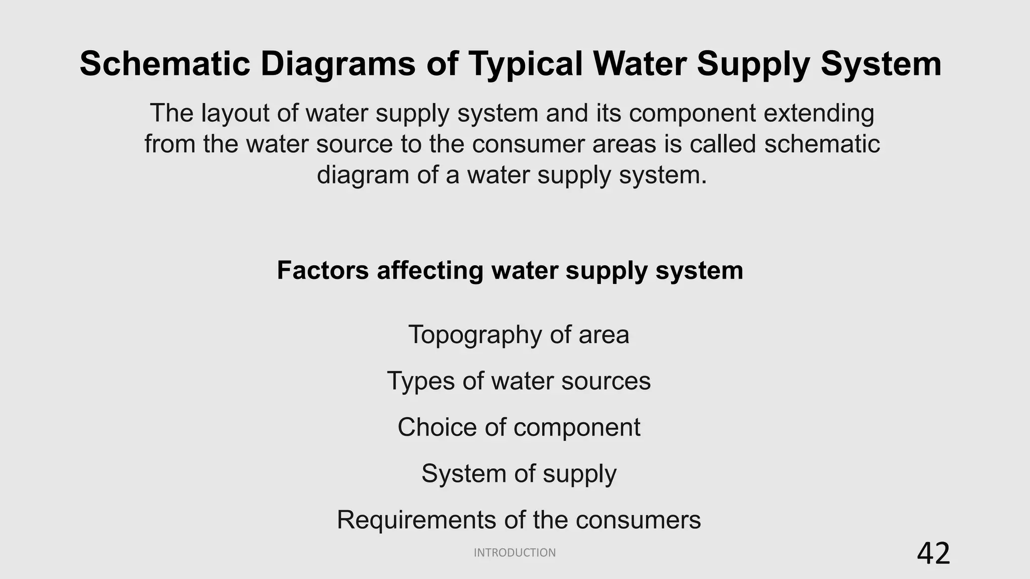 Introduction to Water Supply | PPTX