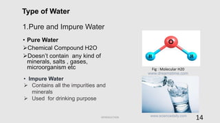 Introduction to Water Supply | PPTX
