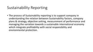 Sustainability accounting report | PPTX