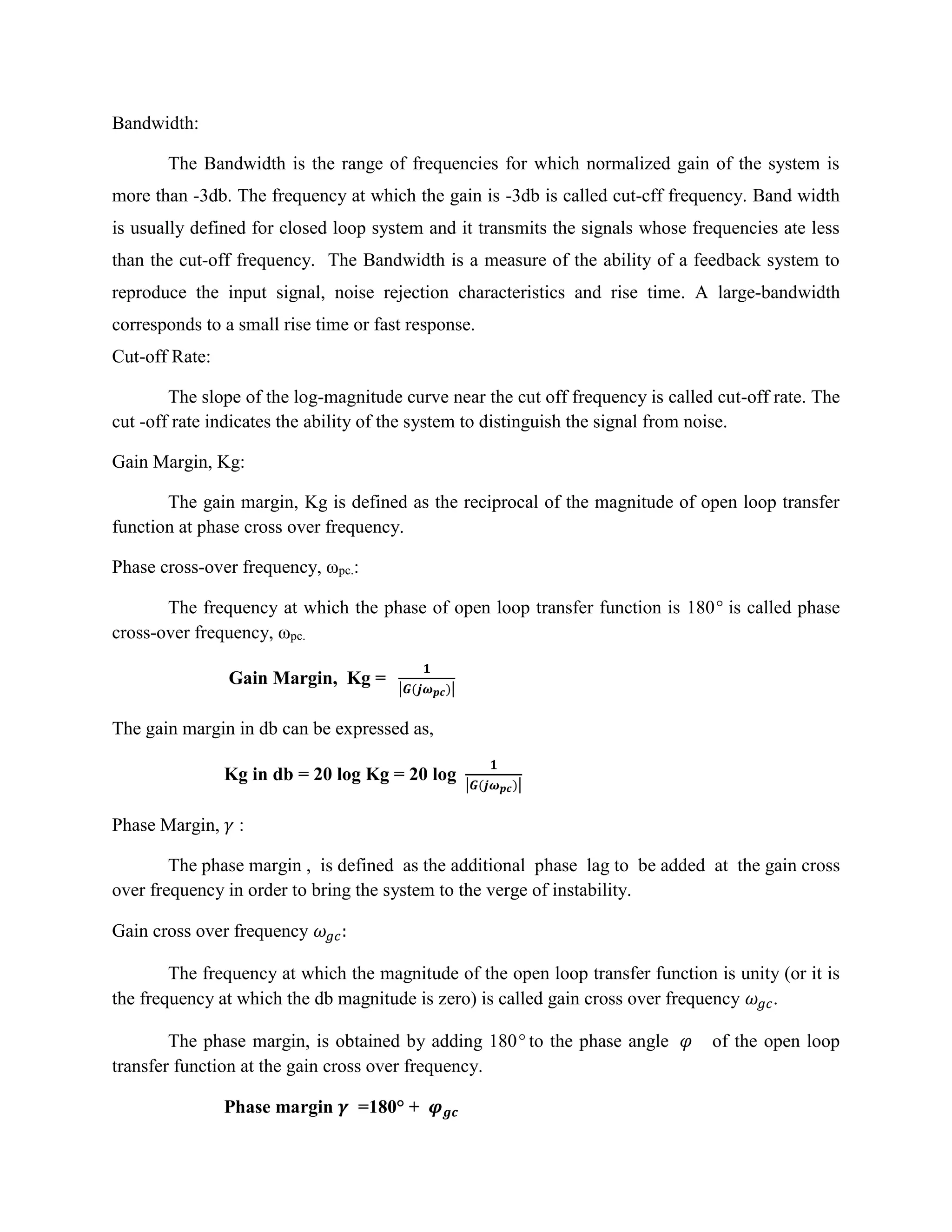 control engineering revision | PDF