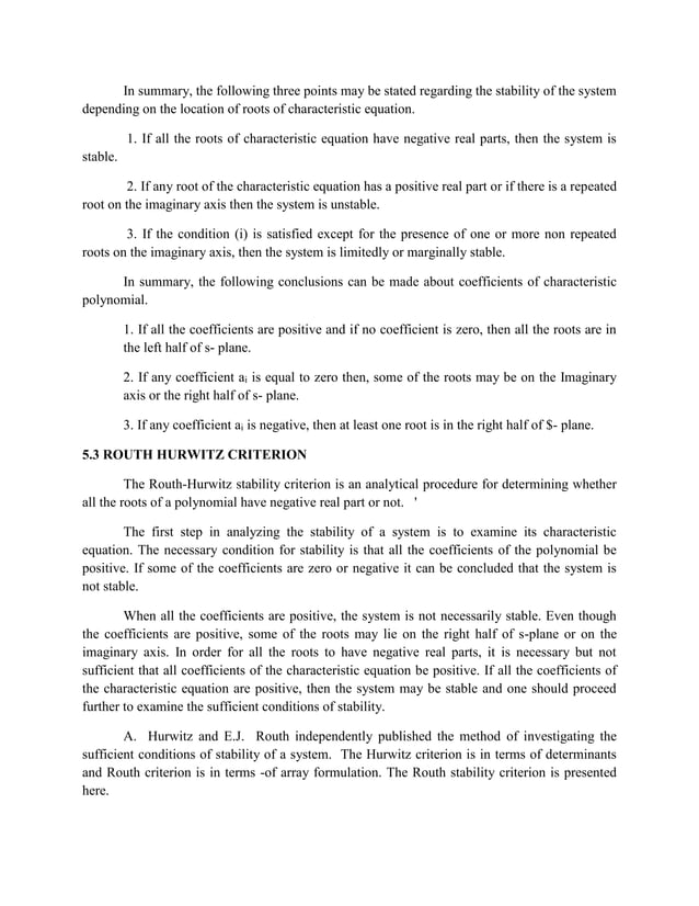 control engineering revision | PDF