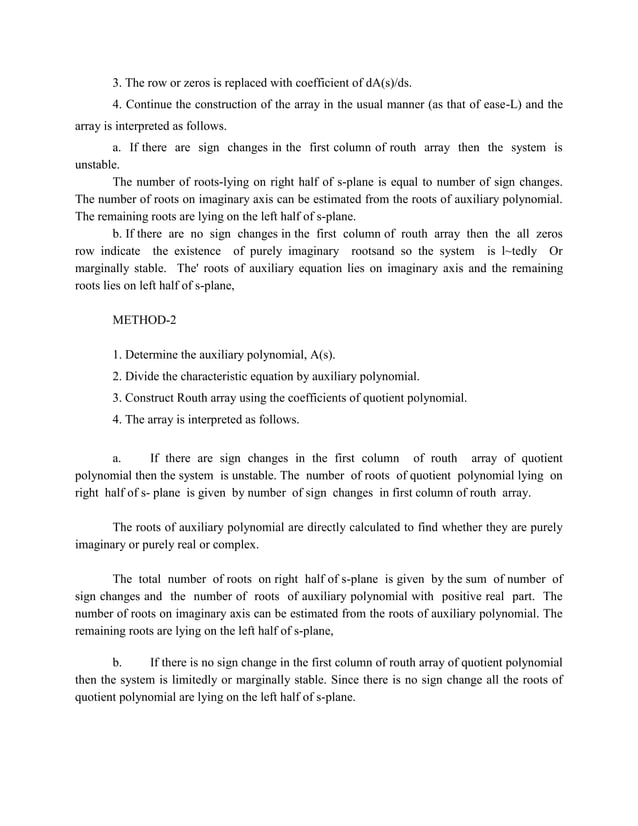 control engineering revision | PDF