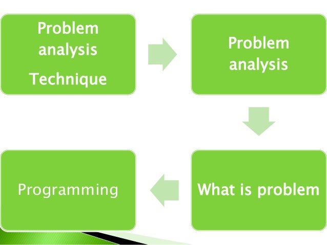 problem analysis technique