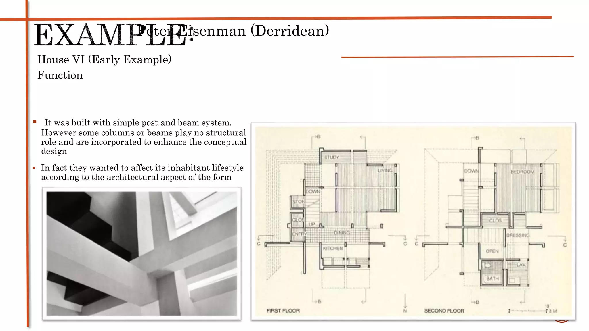 introduction to late postmodernism and various styles (folding, metabolism, deconstruction ...