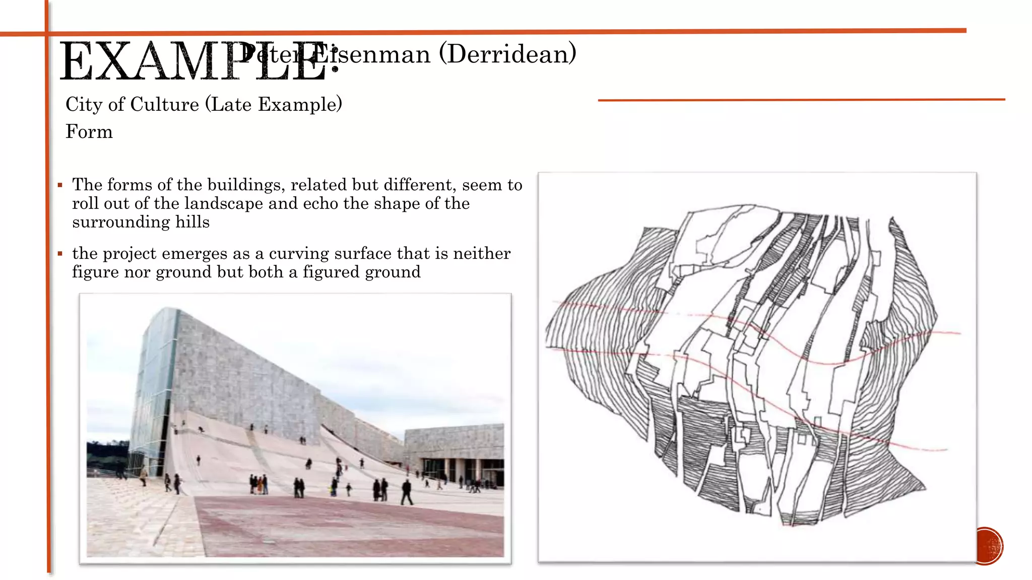 introduction to late postmodernism and various styles (folding, metabolism, deconstruction ...