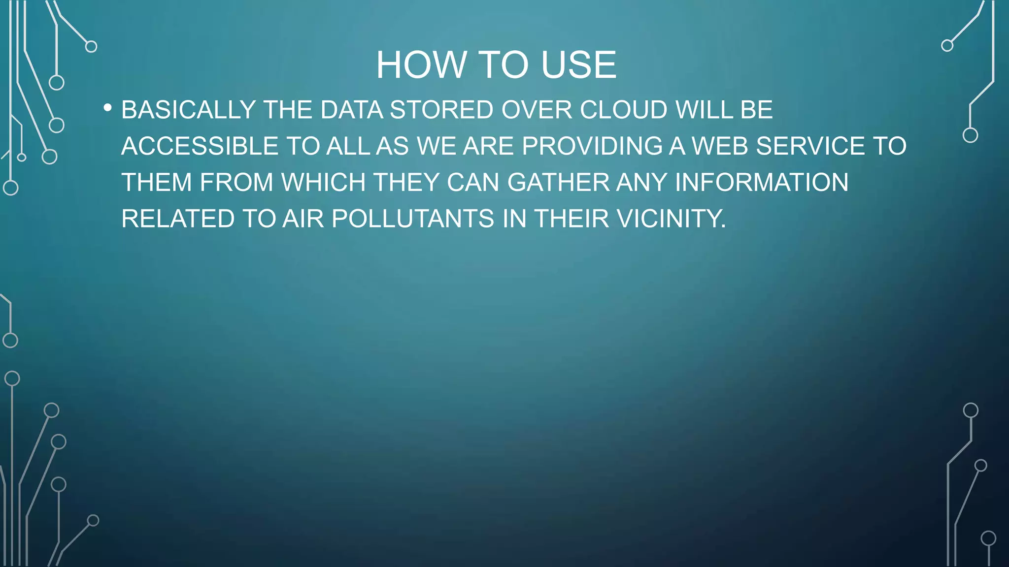 IOT BASED AIR POLLUTION MONITORING | PPTX