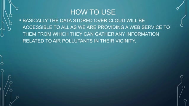 IOT BASED AIR POLLUTION MONITORING | PPTX