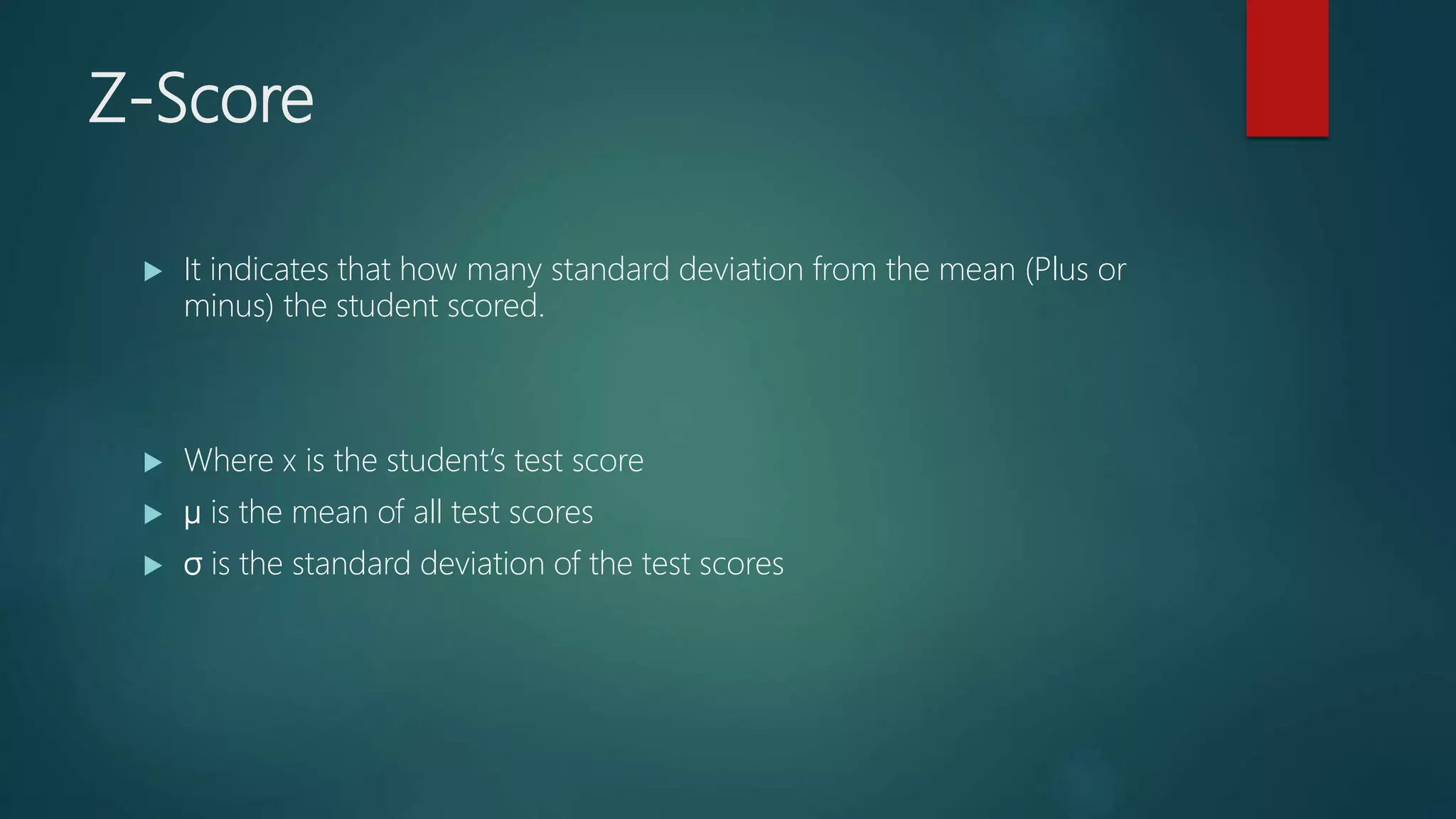 Interpretation of test Scores | PPTX