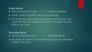 Interpretation of test Scores | PPTX
