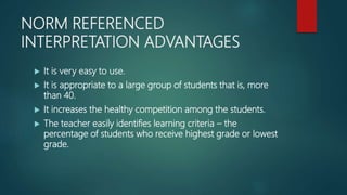 Interpretation of test Scores | PPTX