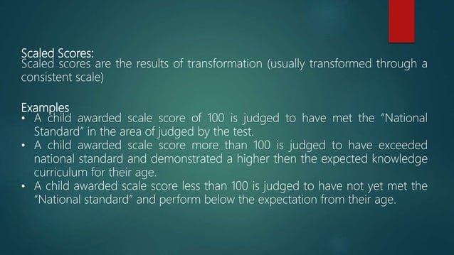 Interpretation of test Scores | PPTX | Standardized Testing ...
