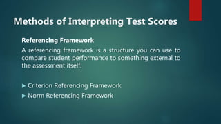 Interpretation of test Scores | PPTX