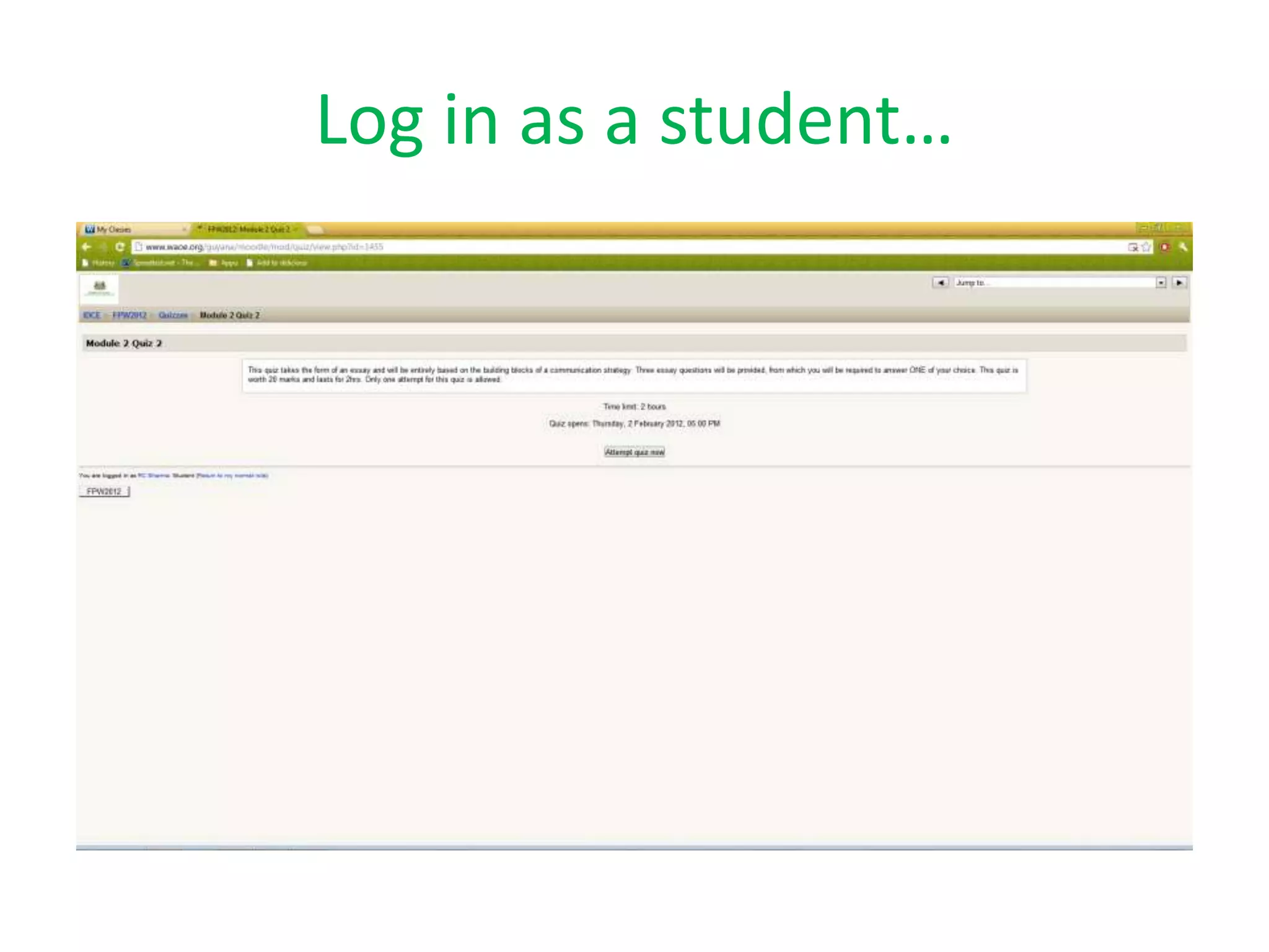 E-assessment through Moodle | PPT