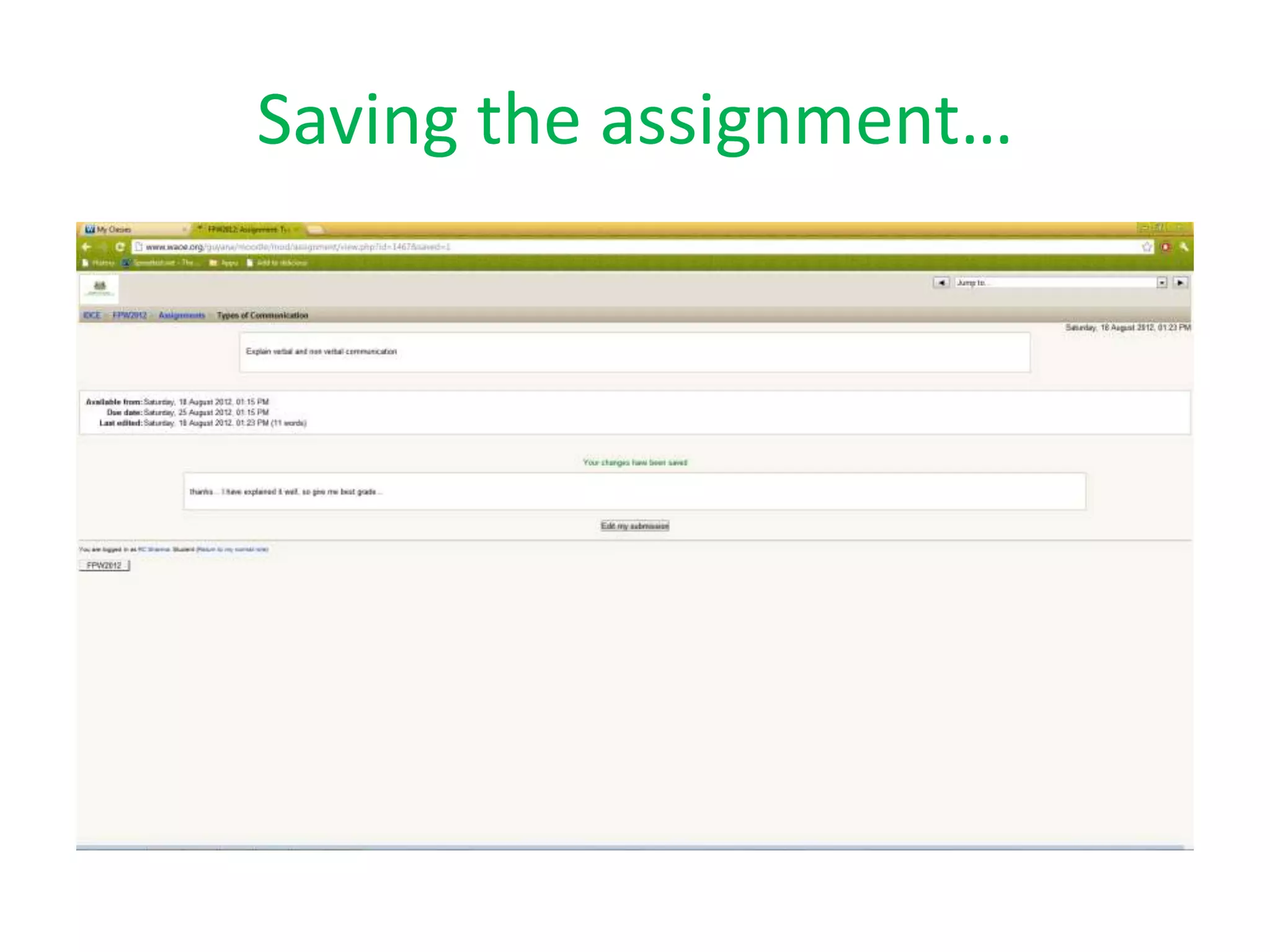E-assessment through Moodle | PPT
