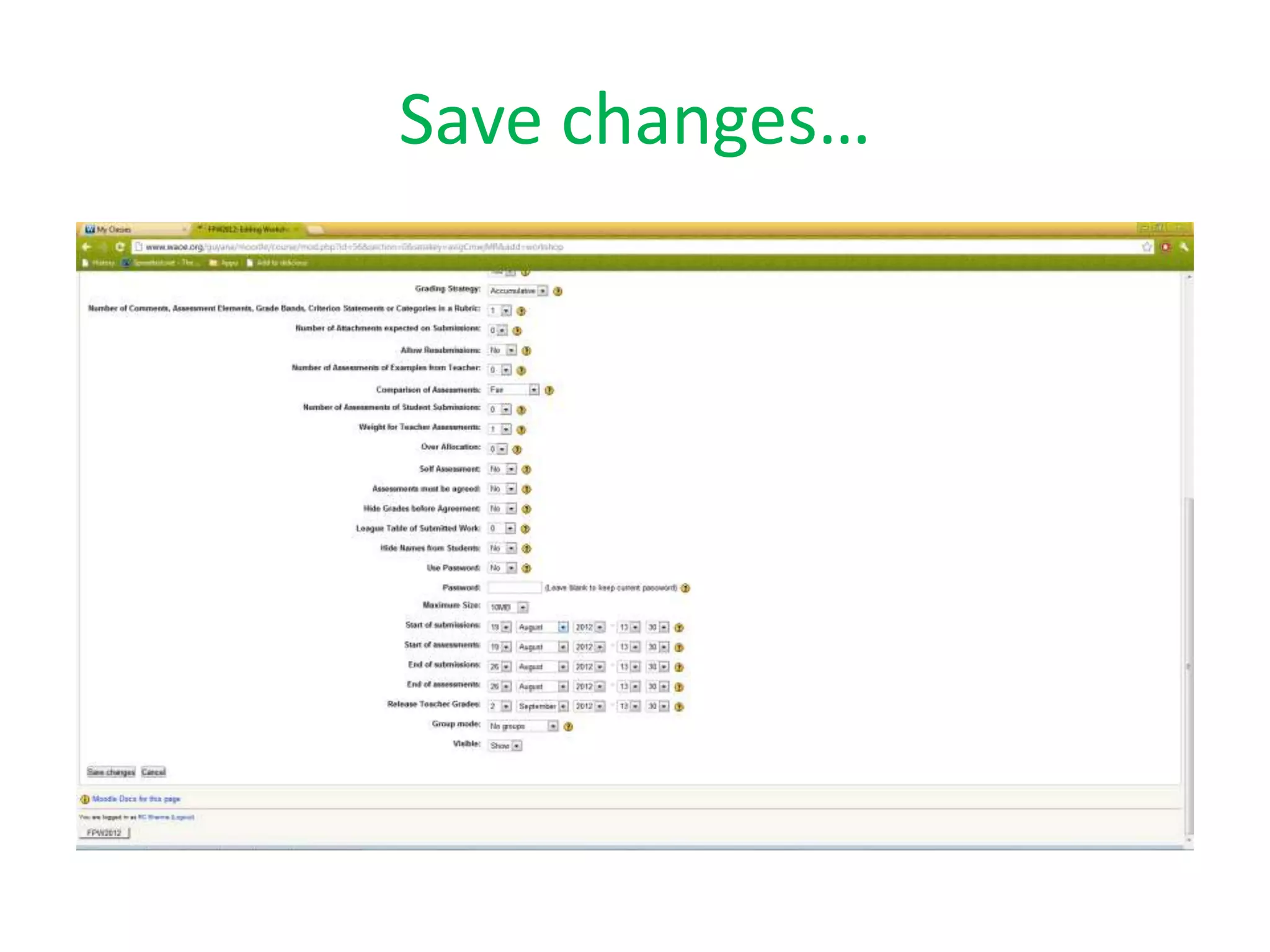 E-assessment through Moodle | PPT