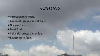 chemistry of fuels | PPTX