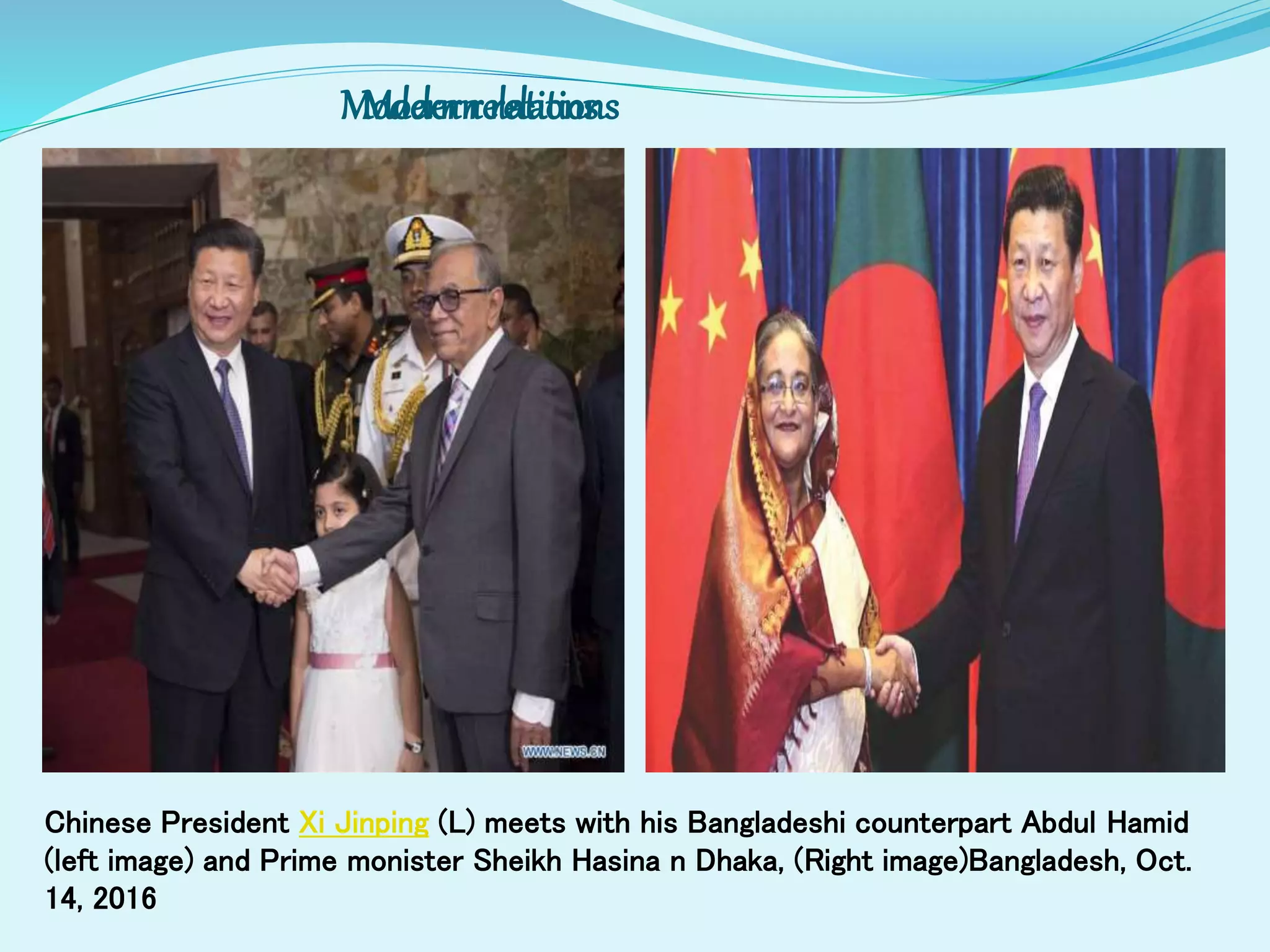 Relationship between China and Bangladesh | PPTX