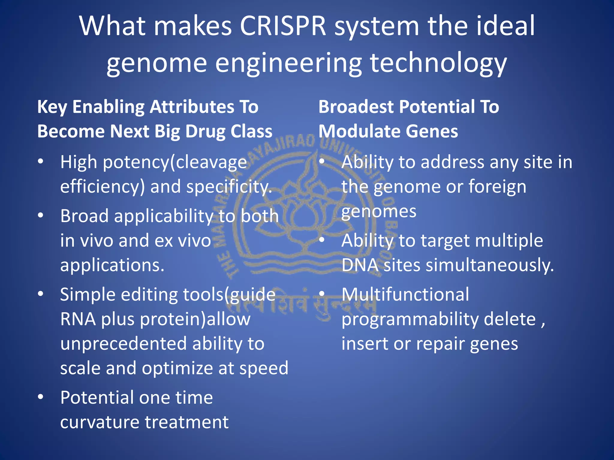 CRISPR/CAS9- THE GENE EDITING TOOL | PPTX