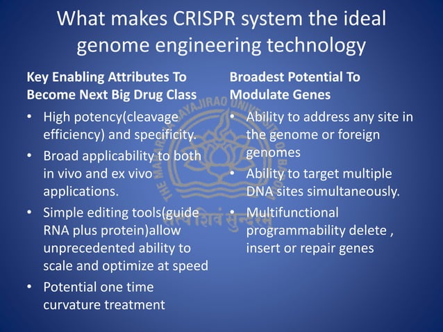 CRISPR/CAS9- THE GENE EDITING TOOL | PPTX | Programming Languages | Computing