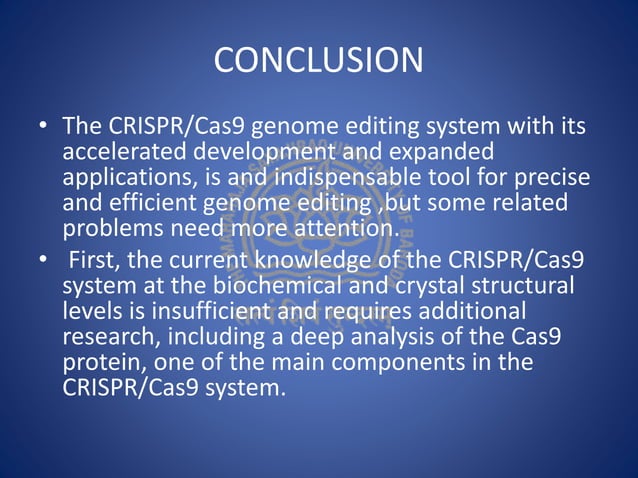 CRISPR/CAS9- THE GENE EDITING TOOL | PPTX | Programming Languages | Computing
