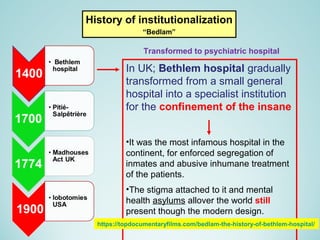 consequences of deinstitutionalization | PPT | Mental Health | Diseases ...