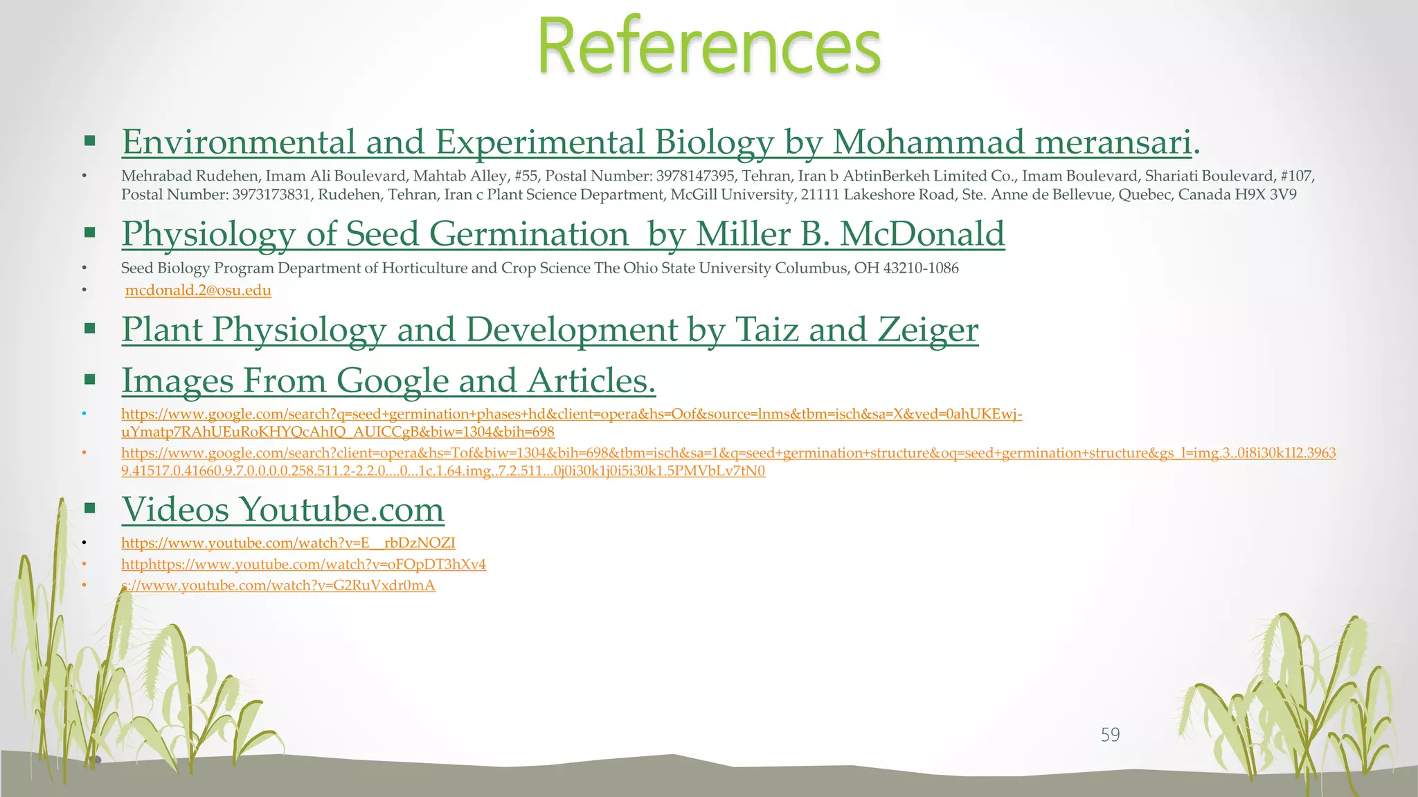 SEED GERMINATION | PPTX