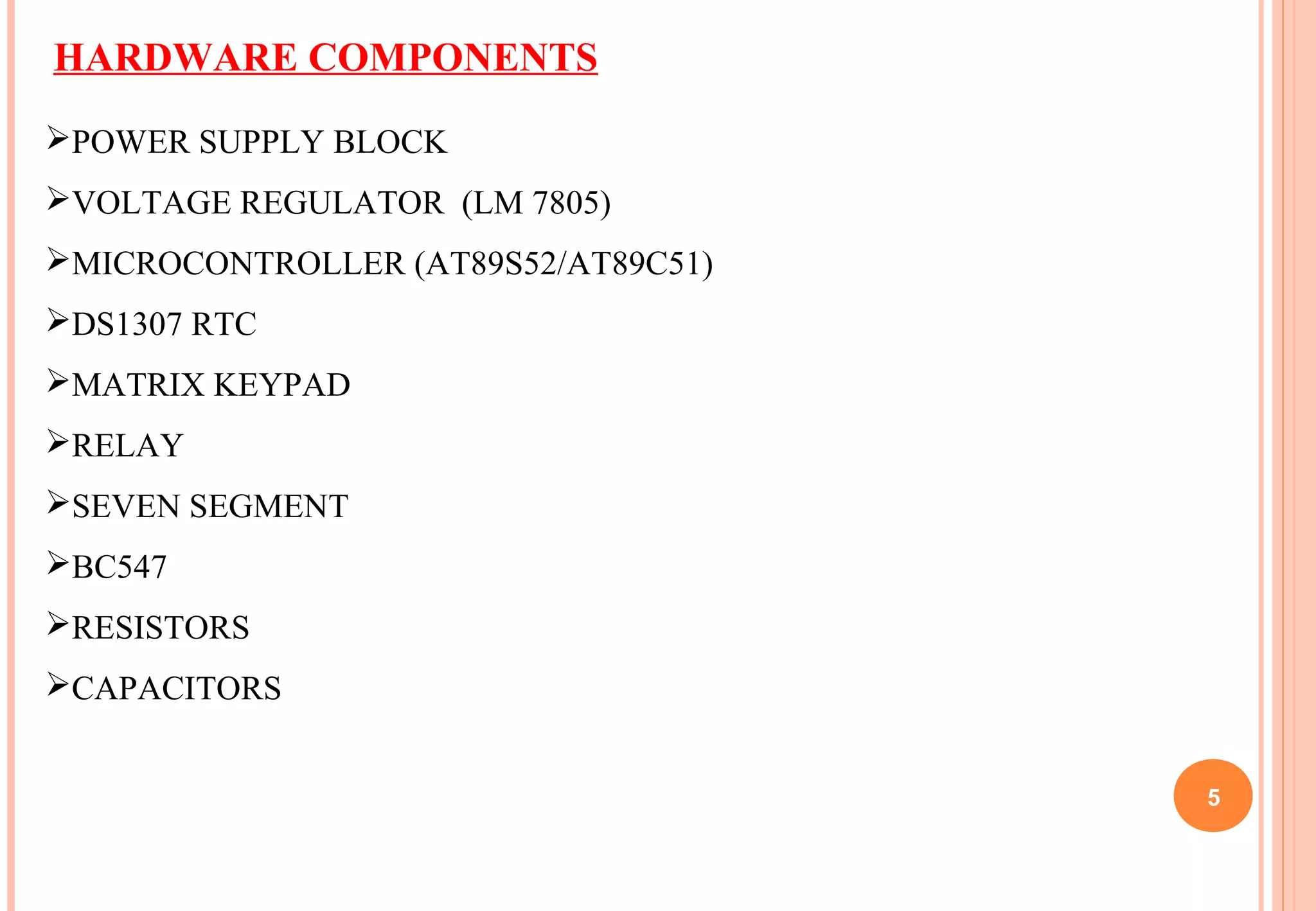 Programmable Load Shedding for the utility department | PPT