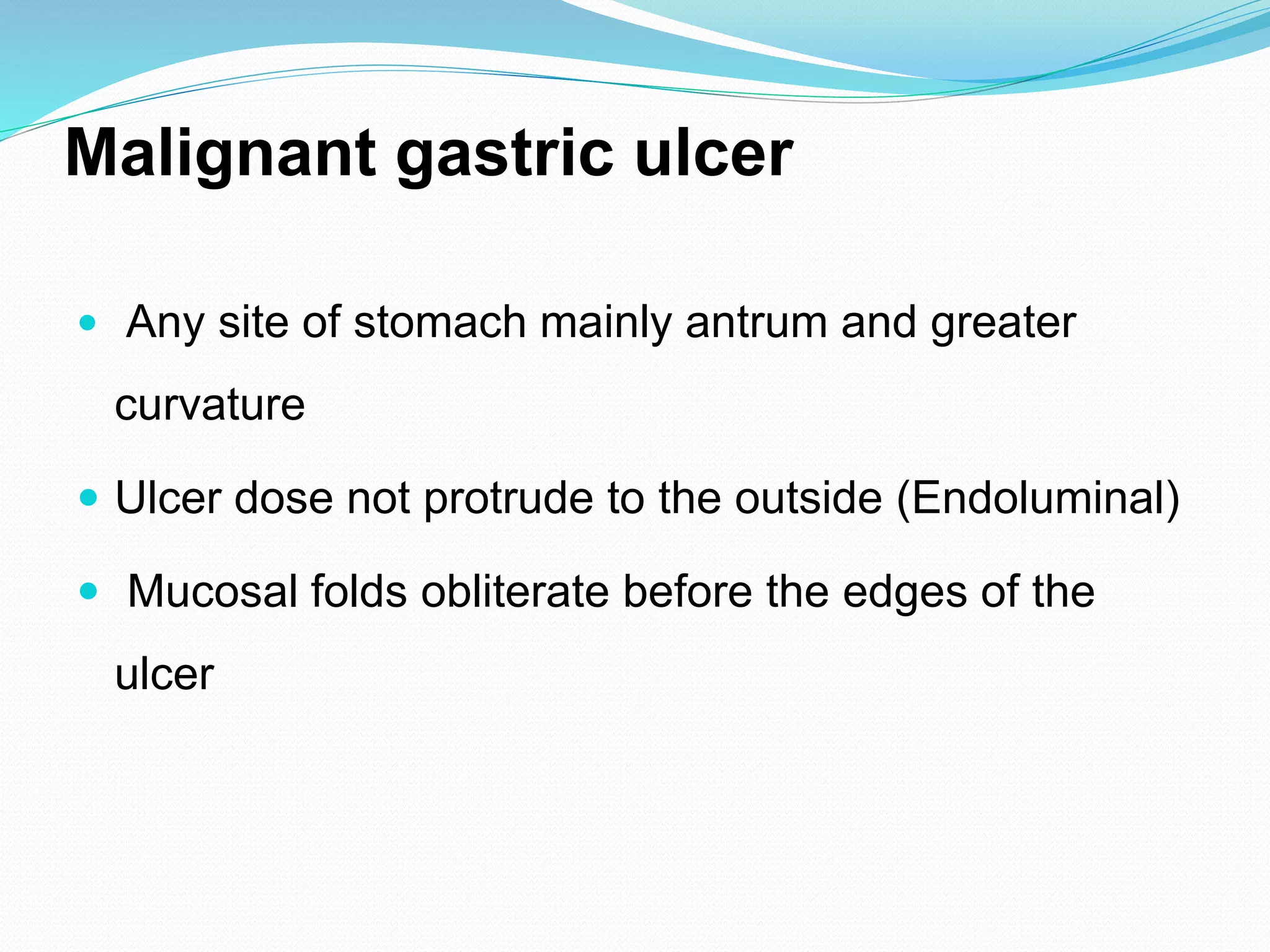 Radiological approach to gastric ulcer disease | PPTX