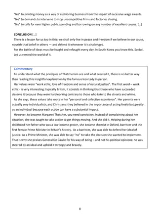 Margaret Thatcher: How can somebody be shaped by his or her early years ...