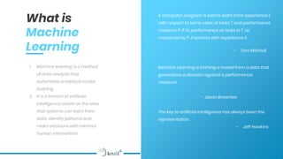 Introduction To Machine Learning | PPTX