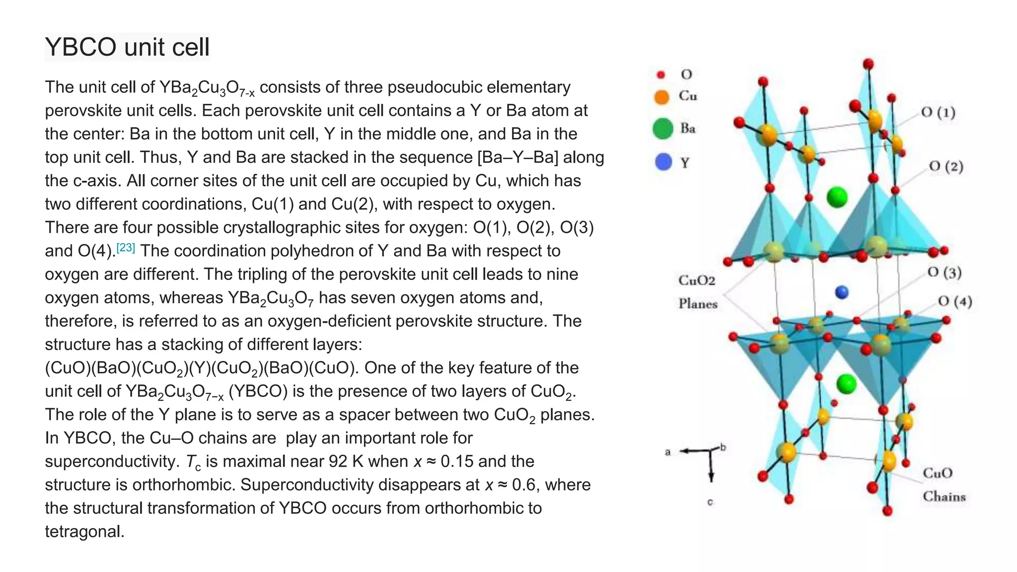 High Tc superconductor based on perovskite oxide | PPTX