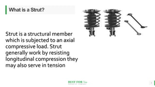 Members under compression – concept of columns and struts, concept of ...