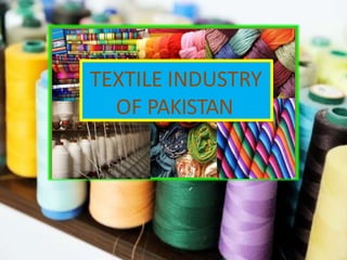 Textile industry plant processes | PPTX