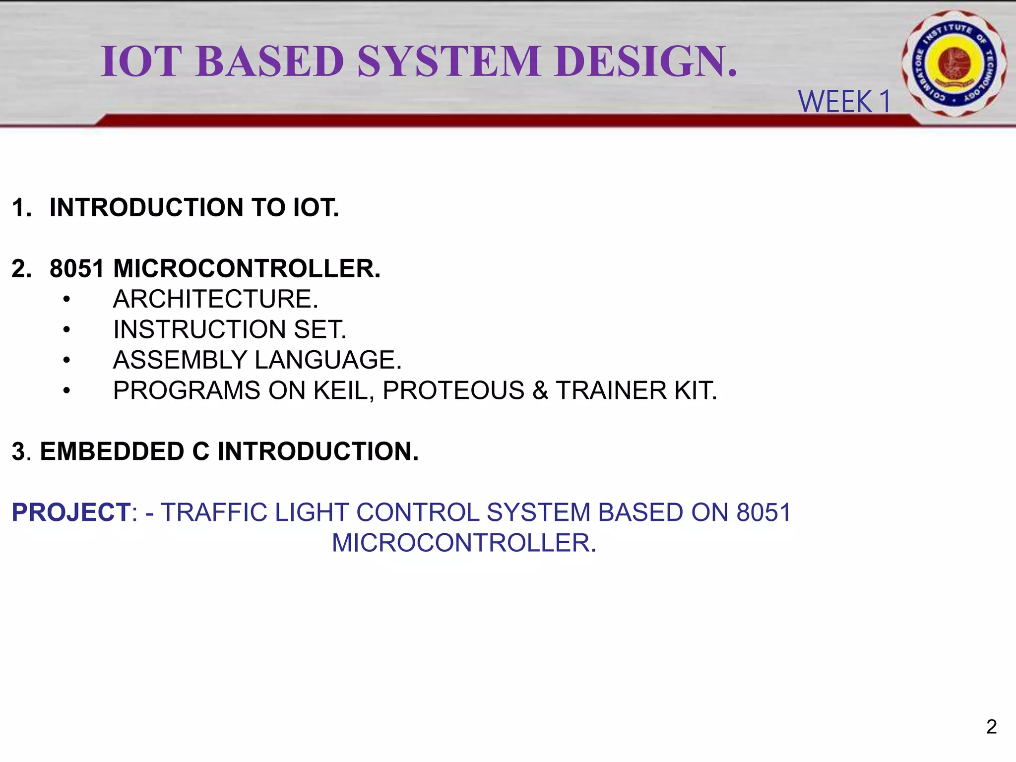 IOT BASED SYSTEM DESIGN | PPTX | Internet of Things | Internet